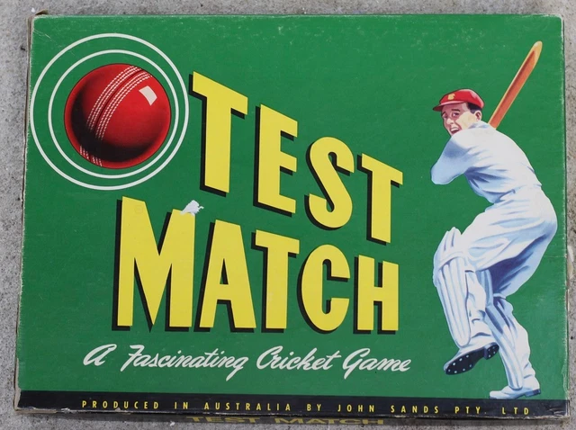 VINTAGE &TEST MATCH& cricket board game $140.00 - PicClick AU
