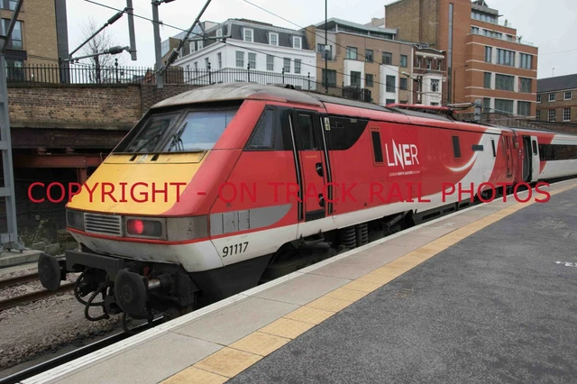 UK RAILWAY PHOTOGRAPH Of Class 91 Locomotive 91117. Rm91-232 £1.70 ...