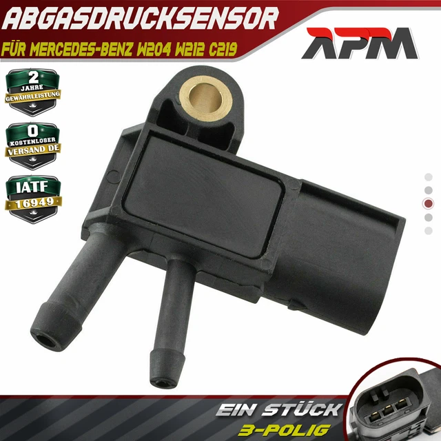 CAPTEUR DE PRESSION D'Échappement Différentielle pour Mercedes-Benz W203 W204 EUR 16,12 ...