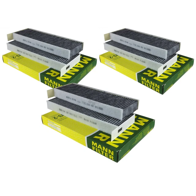 3X MANN-FILTER FILTRE à Charbon Activé Pollen Filtre D'Habitacle CUK 29 003-2 EUR 88,60 ...