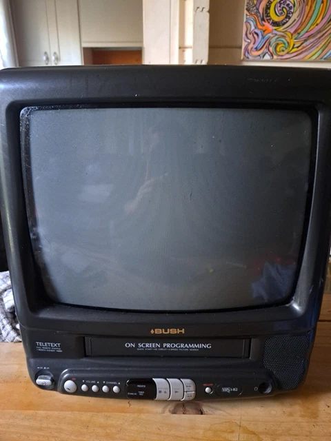 CRT TV BUSH VHS Combi Player - BTV17SIL - Retro Gaming Television £65.00 - PicClick UK