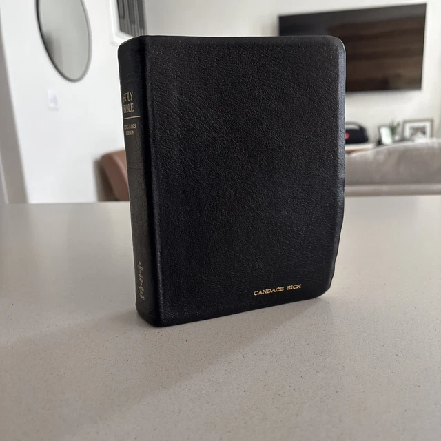 THE HOLY BIBLE King James LDS Mormon 1979, Printed In USA 1999 Black ...