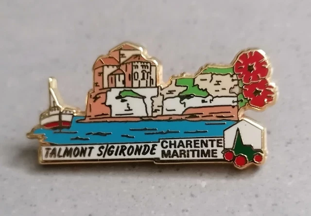 PIN'S PBVF &TALMONT S/GIRONDE" Plus Beaux Villages de France LB ...