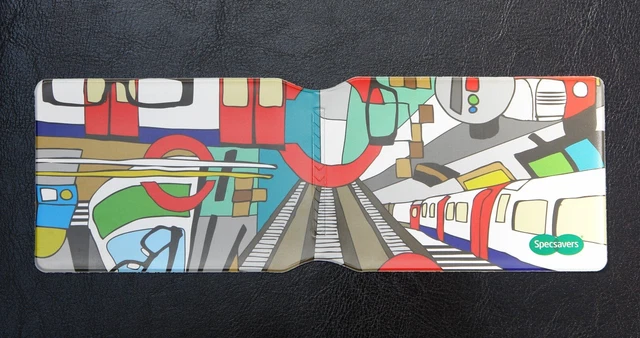 LONDON UNDERGROUND OYSTER Card Train Ticket Holder Folder Cover ...