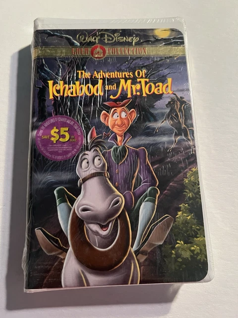 THE ADVENTURES OF Ichabod and Mr. Toad (VHS, Gold Collection) Walt ...