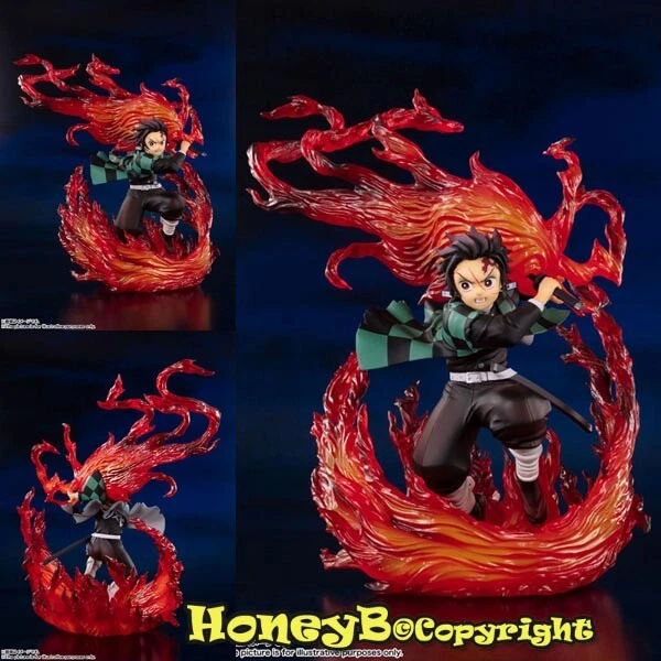 JAPANESE DEMON SLAYER Kimetsu no Yaiba Tanjiro Kamado Figure Toy ...