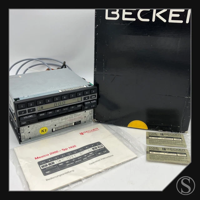 BECKER MEXICO 2000 BE1535 Radio Mercedes-Benz W124 W126 W140 R129 W463 ...