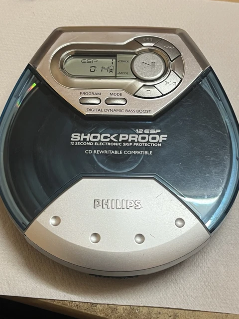 PHILIPS PORTABLE CD Player Discman Walkman Working Vintage Retro EUR 25 ...