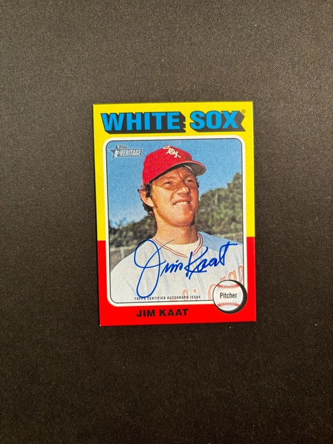 2024 TOPPS HERITAGE Baseball Jim Kaat Real One auto on card BJLL EUR 19 ...