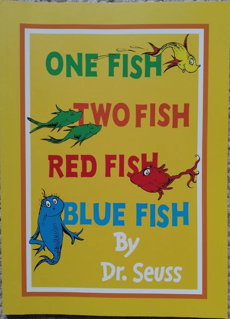 ONE FISH TWO FISH RED FISH BLUE FISH by Dr.Seuss (Paperback) EUR 2,33 ...