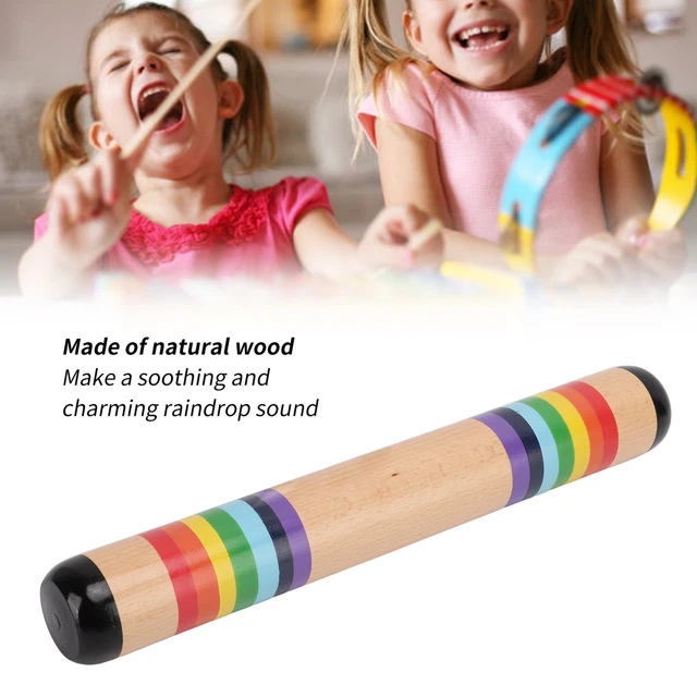 RAIN STICK BEECH Raindrop Sound Rainfall Rattle For School For Home $30 ...