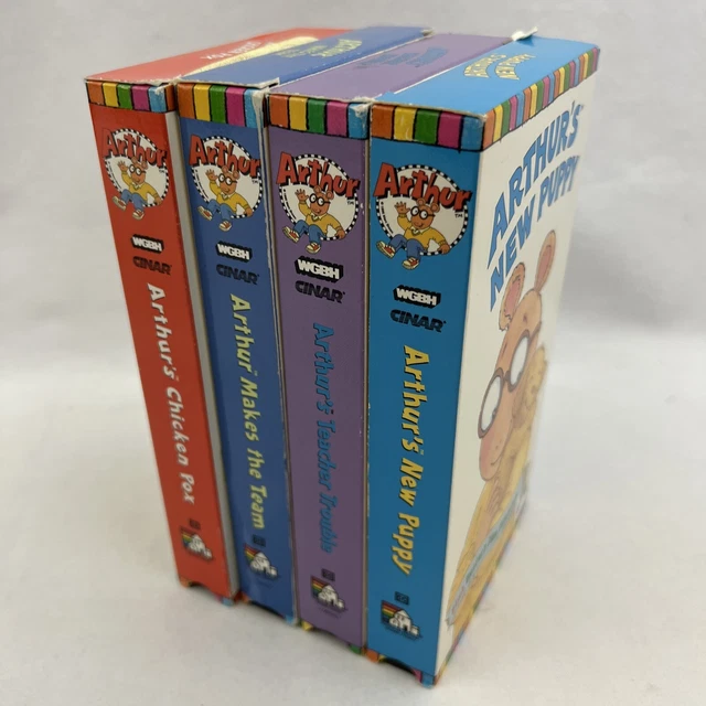 ARTHUR VHS TAPES Lot Of 4 PBS Kids Educational Children’s Shows EUR 19 ...