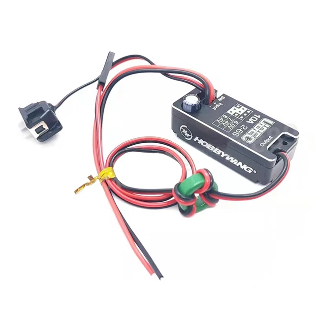 RC CAR WATERPROOF UBEC 10A Voltage Regulator Module 2-6S Adjustable ...