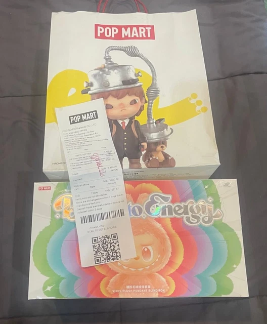 AUTHENTIC POPMART BIG Into Energy Labubu FULL 6 BOX SEALED, RECEIPT ...
