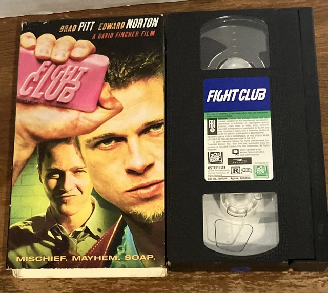 FIGHT CLUB VHS Movie: Brad Pitt, Edward Norton - 1999 £8.83 - PicClick UK