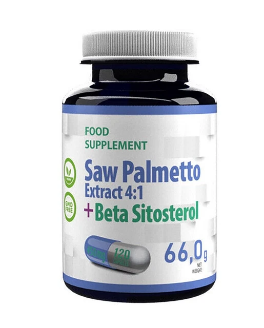 ESTRATTO DI SAW Palmetto + Beta-Sitosterolo 450mg 120 Cappucci Prostata ...