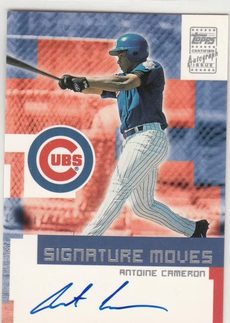2002 TOPPS TRADED Signature Moves ANTOINE CAMERON Auto Cubs EUR 2,76 ...