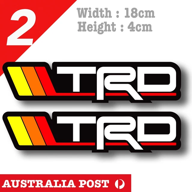 TOYOTA TRD VINTAGE Logo, 4WD, 4X4, Hilux, Off Road Stickers EUR 5,24 ...