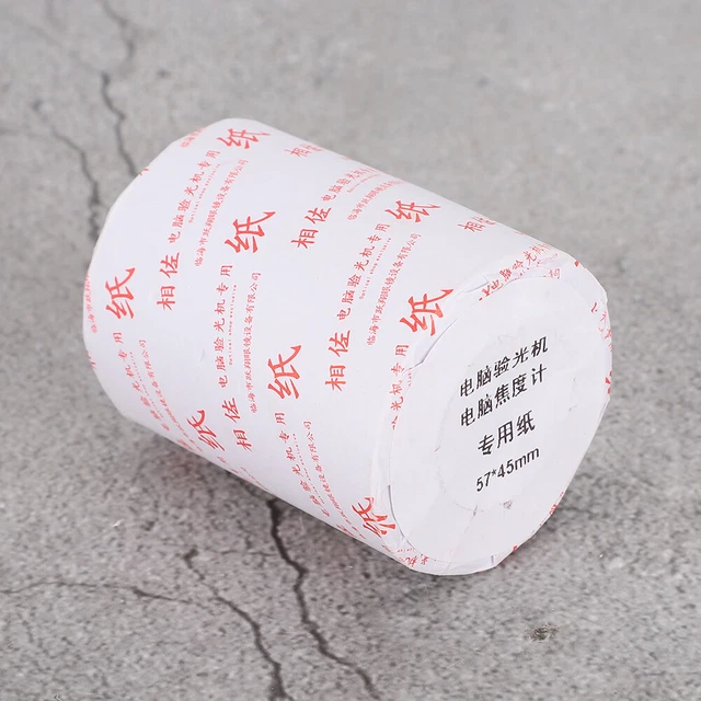 6PC PRINTING PAPER Roll Thermal Receipt Paper For Optometry Instrument ...