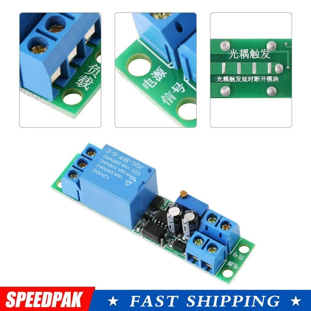 MINI 12V CICLO Infinito Ritardo Tempo Timer Relè U3W5 D1B4 Modulo C2Y8 ...