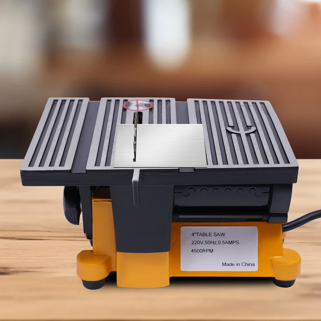 MINI TABLE SAW Cutter Bench Top Cutter DIY Wood Saw Cutting Tool 4" Saw ...