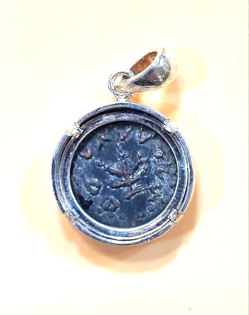 ANCIENT BRONZE JEWISH Masada Coin (Era: 66AD- 70AD) / during the first ...