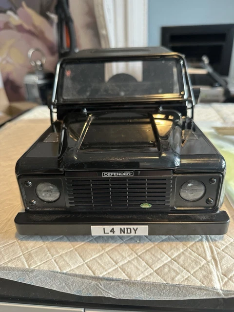TAMIYA LAND ROVER Defender RC 1/10 Bodyshell for CC01 CC02 Black Pro ...
