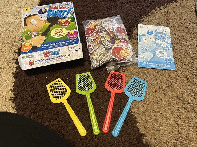 LEARNING RESOURCES WORDS Game Sight Word Swat Educational Game £15.00 ...