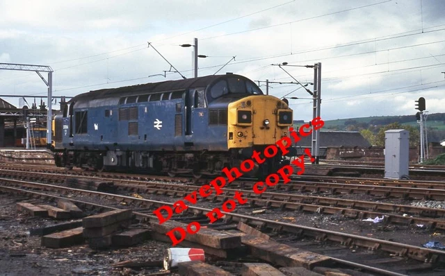 ORIGINAL 35MM Slide Scotland -Diesel-Engine Railway 37104 @ Dumbarton Central O £3.75 - PicClick UK
