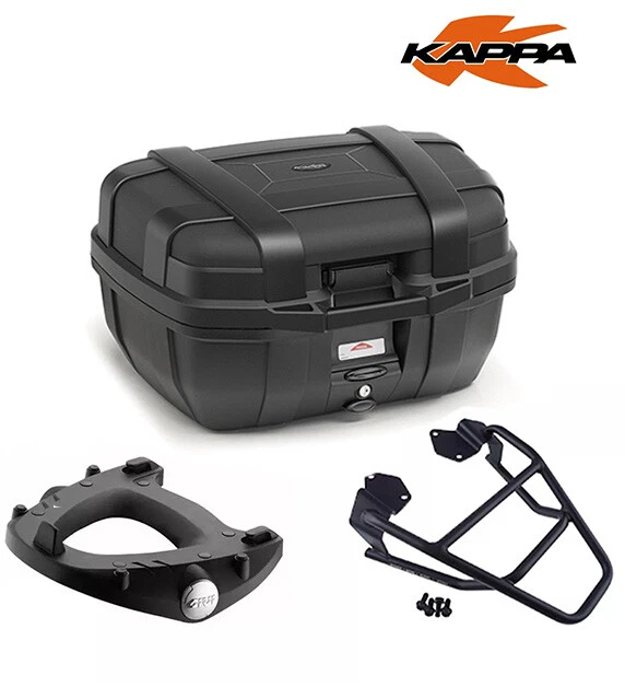 KAPPA KIT BAULOT Noir KGR52NN + Plaque Honda SW-T 600 2015 2016 2017 ...