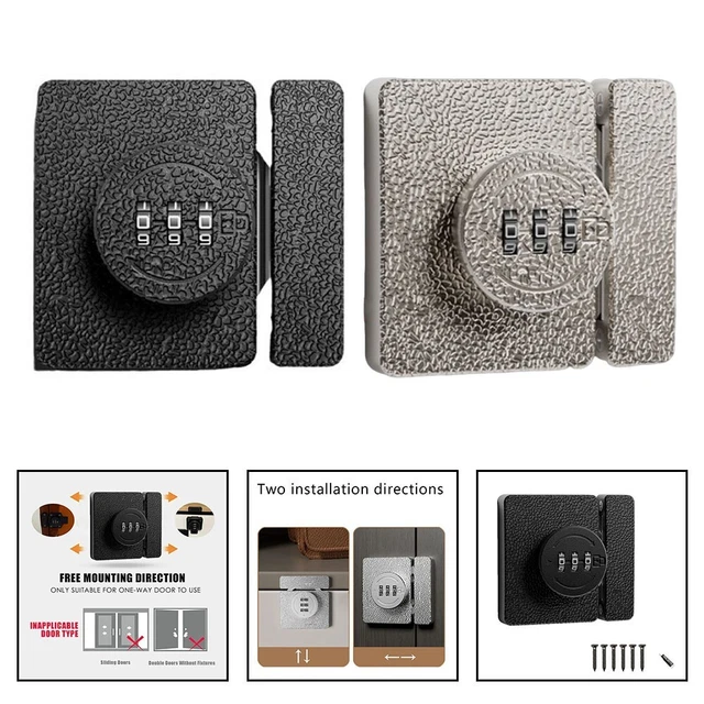 SERRURE À CODE combiné serrure à combinaison 3 chiffres serrure de sécurité EUR 20,23 - PicClick FR