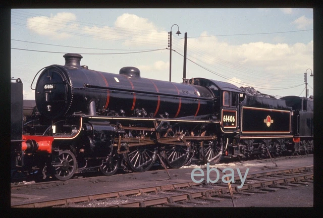 35MM SLIDE - ex LNER B1 61406 ex works at Doncaster - 8.63. £1.89 ...