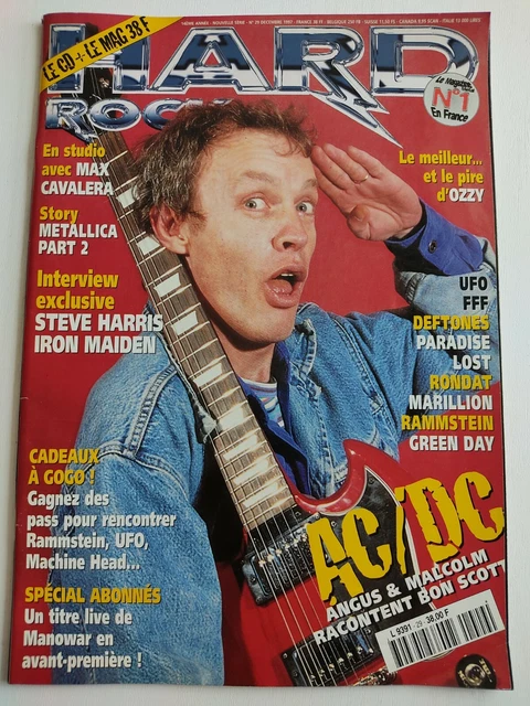 RARE COLLECTOR MAGAZINE Hard Rock Special Iron Maiden Music Major N°11 ...
