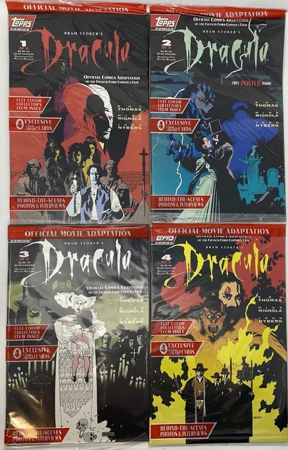 BRAM STOKERS DRACULA Sealed Movie Adaptation Comics Complete Series ...