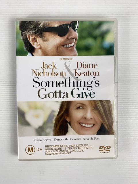 SOMETHING'S GOTTA GIVE Jack Nicholson Diane Keaton DVD R4 $6.28 ...