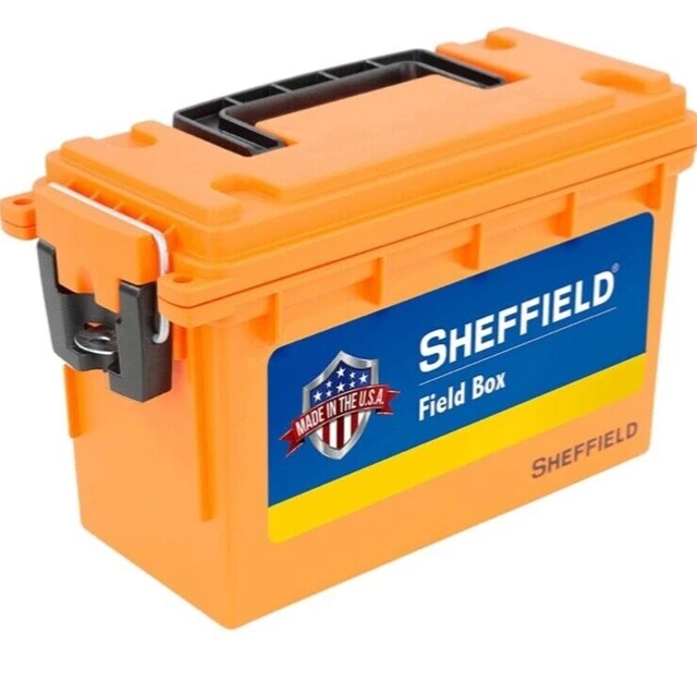 SHEFFIELD 12630 FIELD Box, Pistol, Rifle, or Shotgun Ammo Storage Box £ ...