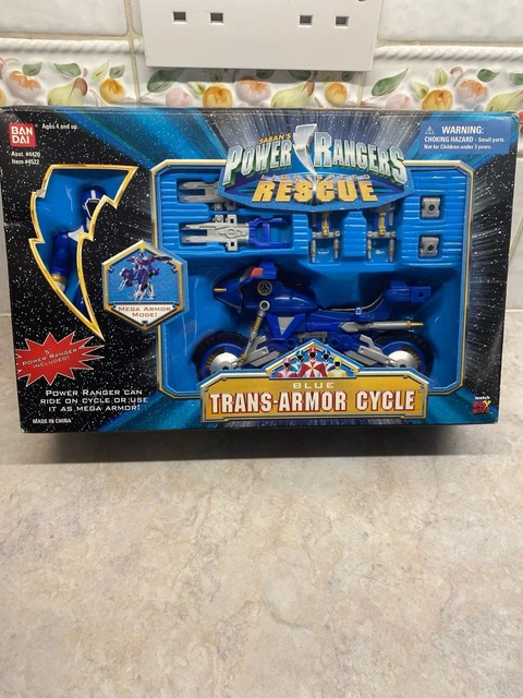 POWER RANGERS LIGHTSPEED Rescue Blue Ranger Trans-Armour Cycle New ...