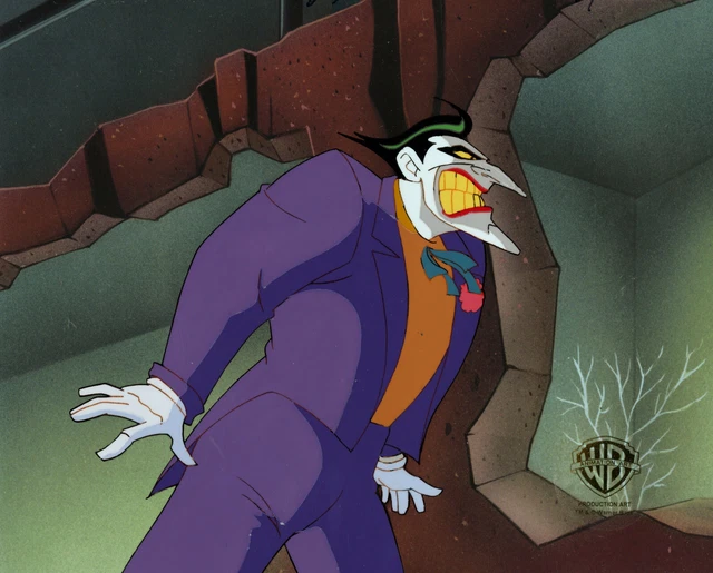 BATMAN ANIMATED SERIES-ORIGINAL Production Cel- Joker-The Last Laugh £ ...