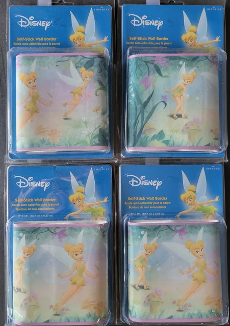 DISNEY TINKERBELL WALL Border Self-Stick Pre-Pasted Removable 5" x 15 ...