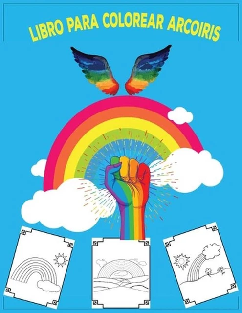 LIBRO PARA COLOREAR arcoiris: libro para colorear para ni?os by Tulip ...