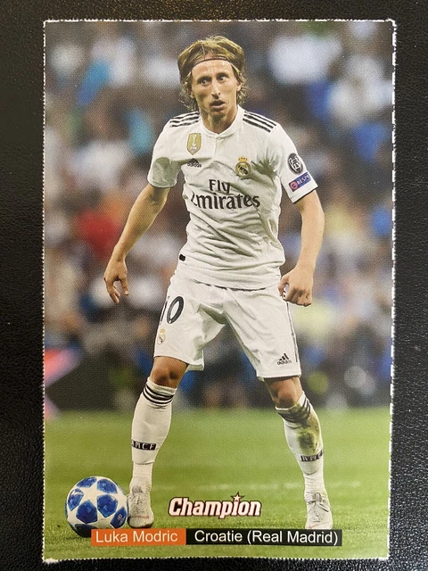 RARE CHAMPION THIN Card Luka Modric Real Madrid Soccer EUR 10,00 ...