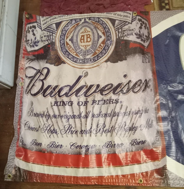 BUDWEISER 10 FT Beer Banner vintage 2006 Indiana Colts world Champs Bud ...