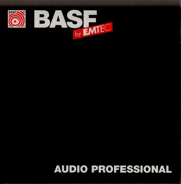 BASF EMTEC PROFESSIONAL SM468 1/4inch OPEN REEL TAPE 7in 1250ft USED ONCE EXCLNT $40.03 ...