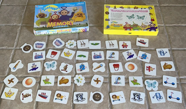 TELETUBBIES MEMORY GAME - Vintage Picture Card Game 1998 Complete Tubby ...