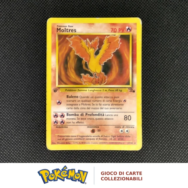 POKEMON CARD - Set Base - Moltres - Holo ITA - 27/62 EUR 48,00 ...