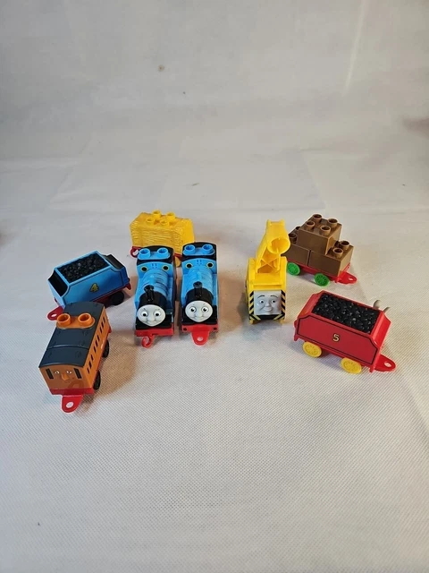 THOMAS & FRIENDS Mega Blocks Bloks Trains And Tenders Toy Bundle £23.00 ...