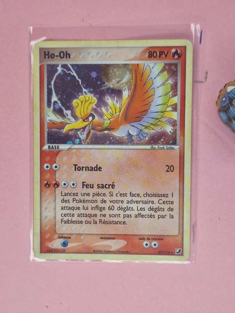 CARTE POKÉMON HO-OH 27/115 Holo Forces Cachées Bloc EX Very Good EUR 15 ...