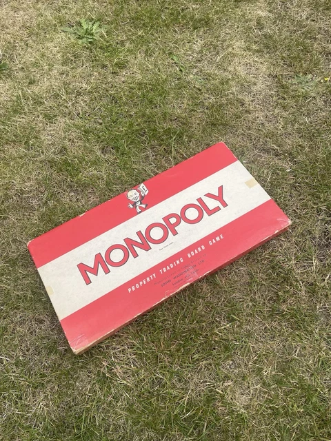 VINTAGE MONOPOLY WADDINGTONS Original 1961 Edition Board Game Complete ...