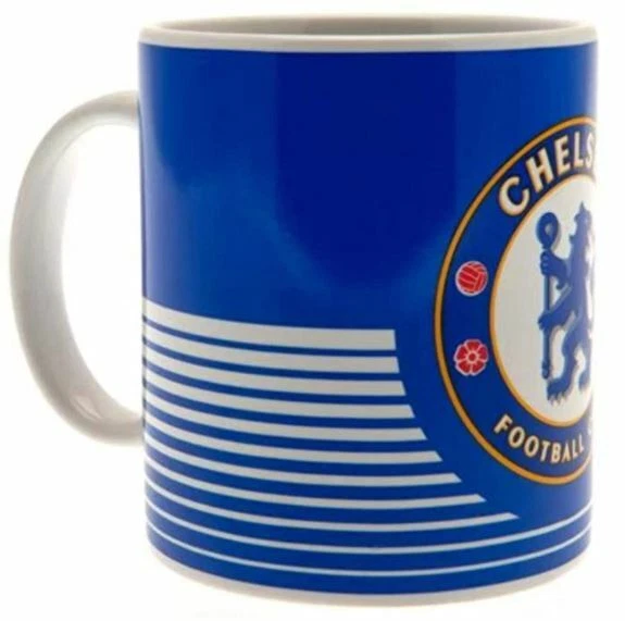 CHELSEA FC MUG - Linear Tea/Coffee Cup 11 oz New Football Club Official ...
