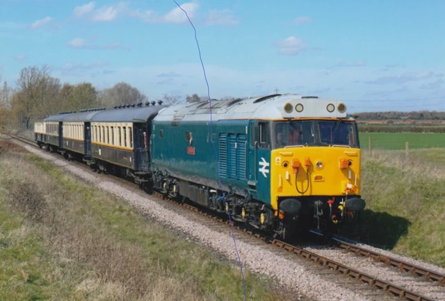 TRAIN PHOTO CLASS 50 Picture Train Photograph Diesel Locomotive Nice ...